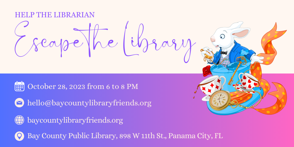 Escape the Library Fundraiser – Friends of Bay County Public Libraries